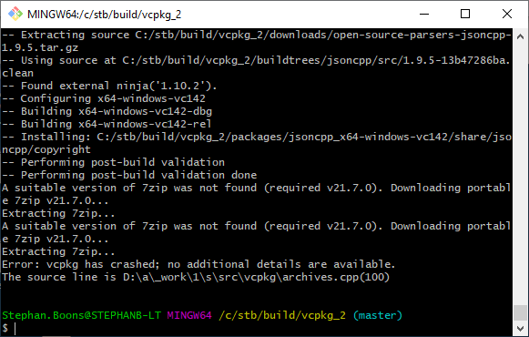 vcpkg install for qpid-proton crashing · Issue #23923 · microsoft/vcpkg · GitHub