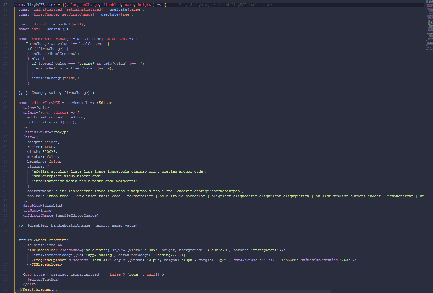 Controller component TinyMCE with Formik is taking more than 200 milliseconds so changes are ...