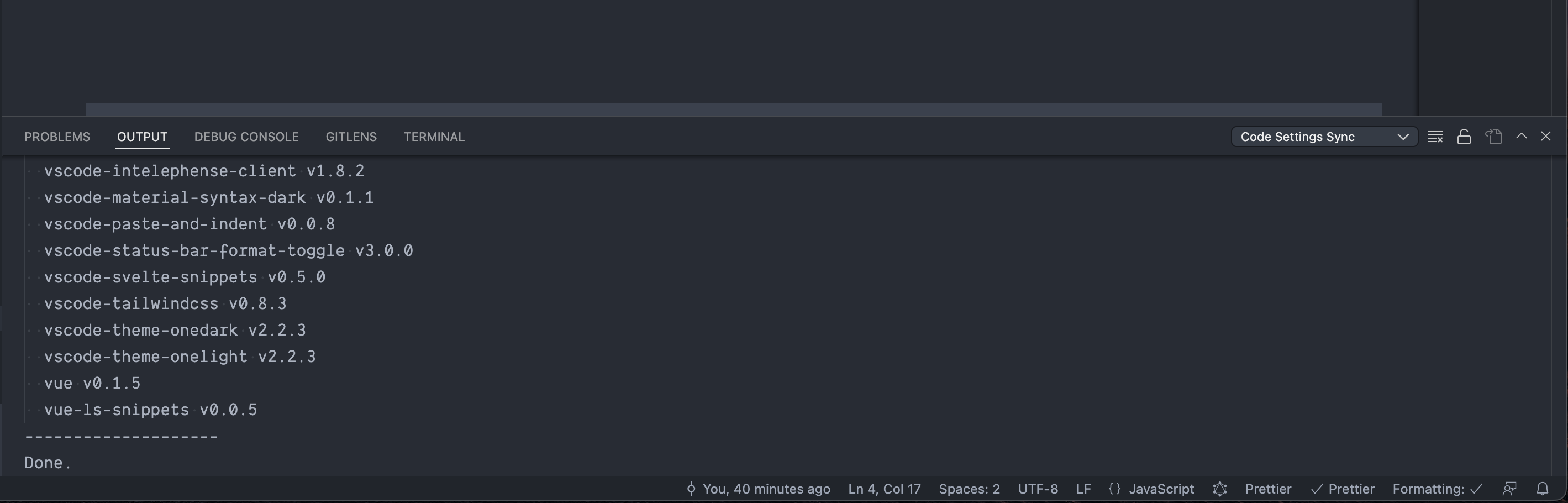Terminal keeps switching to Output tab to code settings sync output · Issue #149054 · microsoft ...