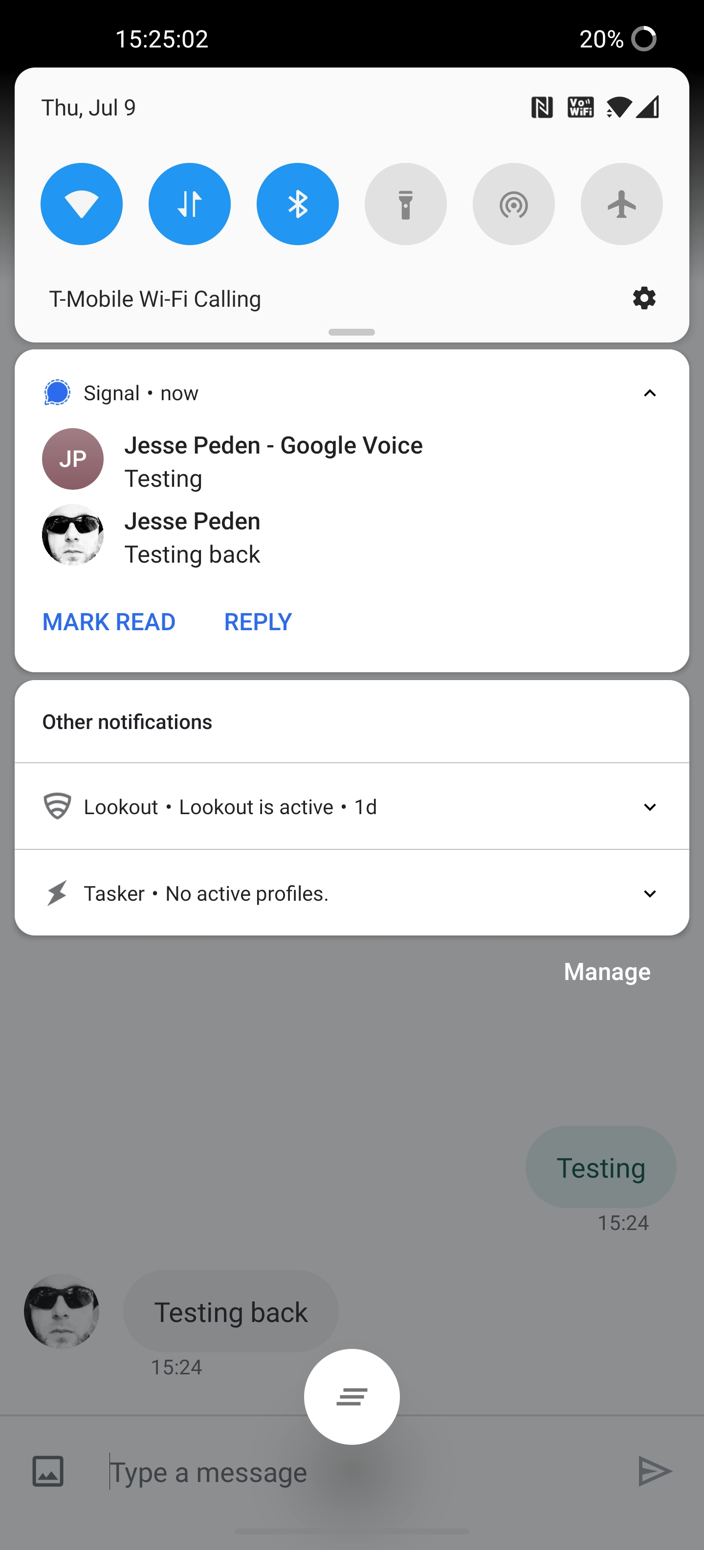 Reply from notification - my own reply shows as a notification · Issue #9835 · signalapp/Signal ...