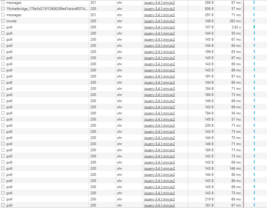 Polling loops in new conversation after previous one was closed by ...