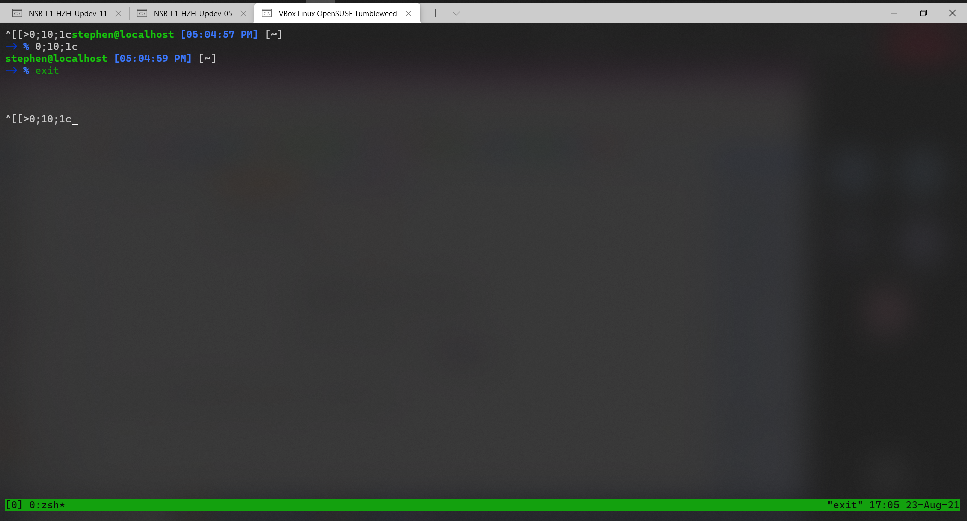 Help Wanted Tmux Print Control Chars After Startup · Issue 2844 · Tmux Tmux · Github