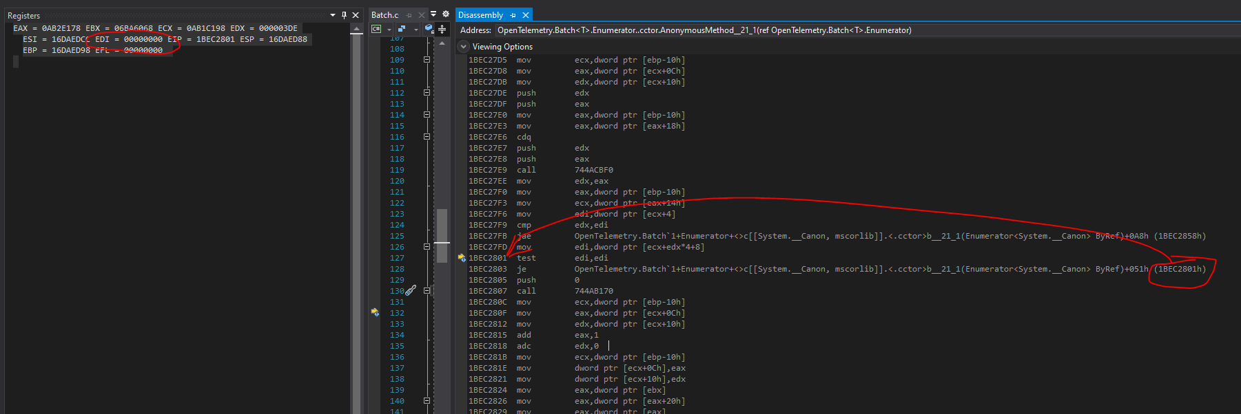 OpenTelemetry.dll-OpenTelemetry.BatchExportProcessor holding 50% of cpu even if the main process ...