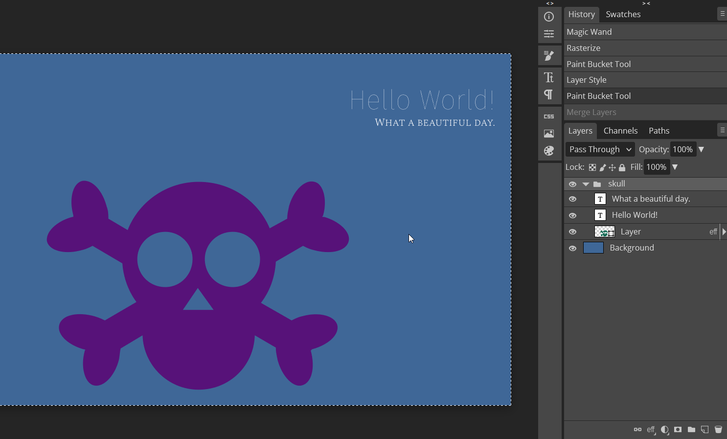 Bug: Merging a folder (containing layers) shouldn't name it with the ...