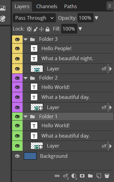 Bug: Some "layer colors" make the "eye symbols" not easily visible ...