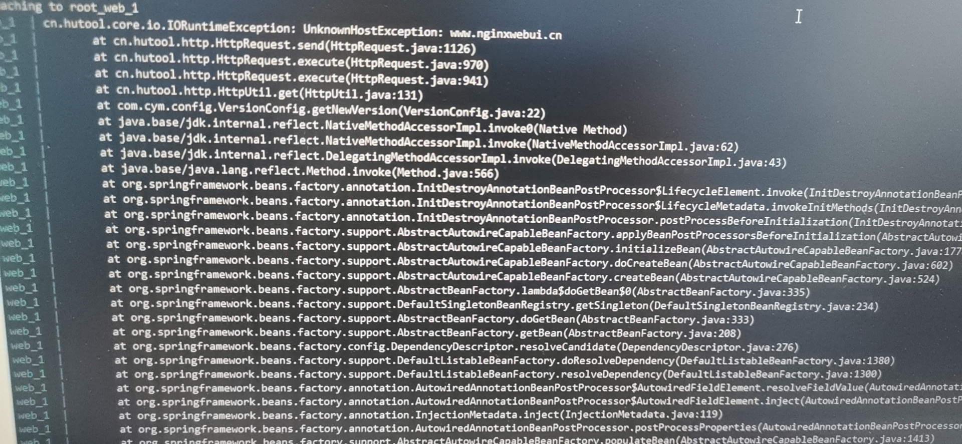 UnknownHostException: www.nginxwebui.cn · Issue #11 · cym1102/nginxWebUI · GitHub