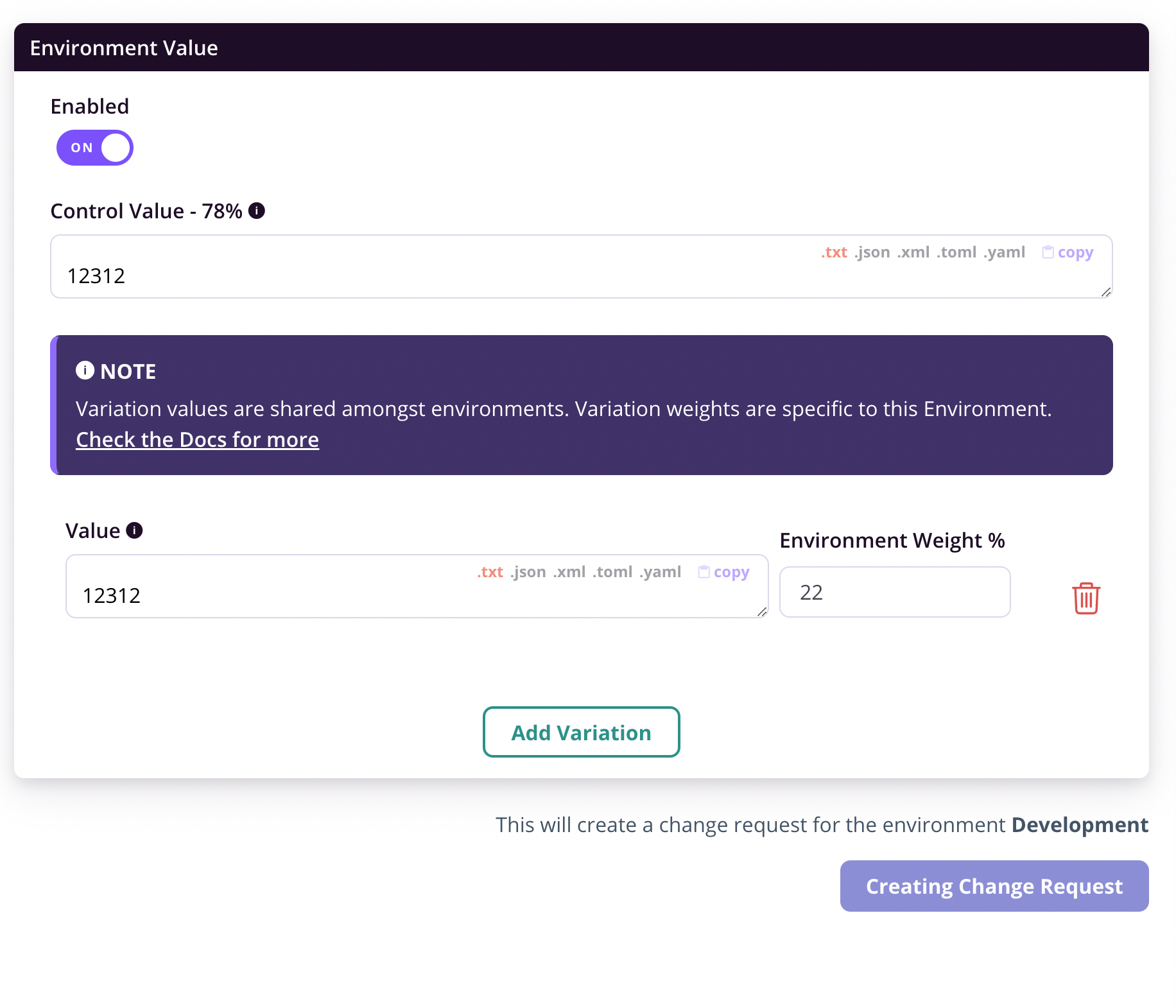 Creating Change Request with new MV value - submit button gets stuck · Issue #1009 · Flagsmith ...
