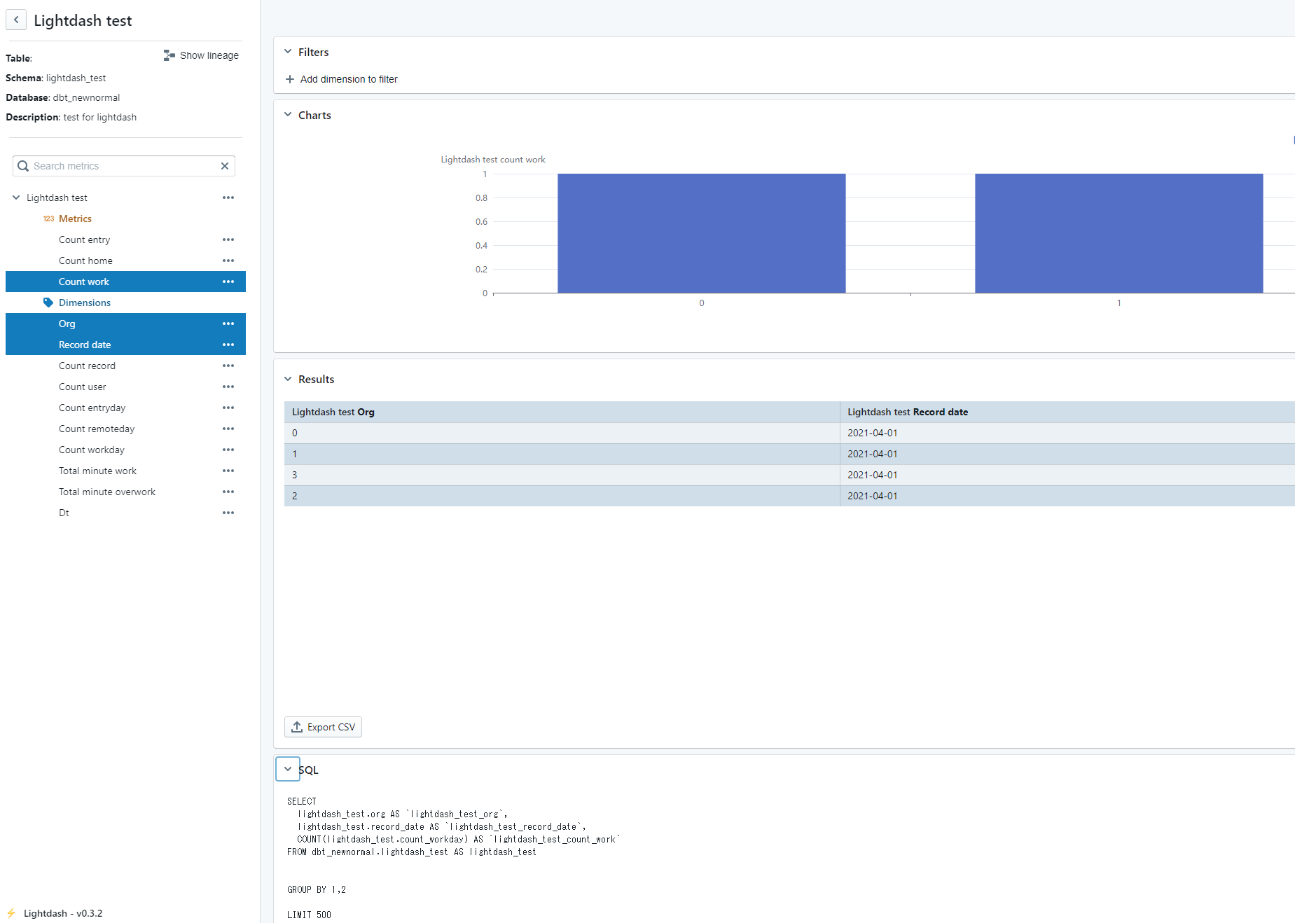 Fail to fetch data w/ spark adapter · Issue #177 · lightdash/lightdash · GitHub