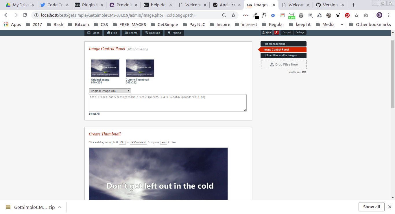 Version 3.4.0.9 SVG displaying on white background · Issue #1302 · GetSimpleCMS/GetSimpleCMS ...