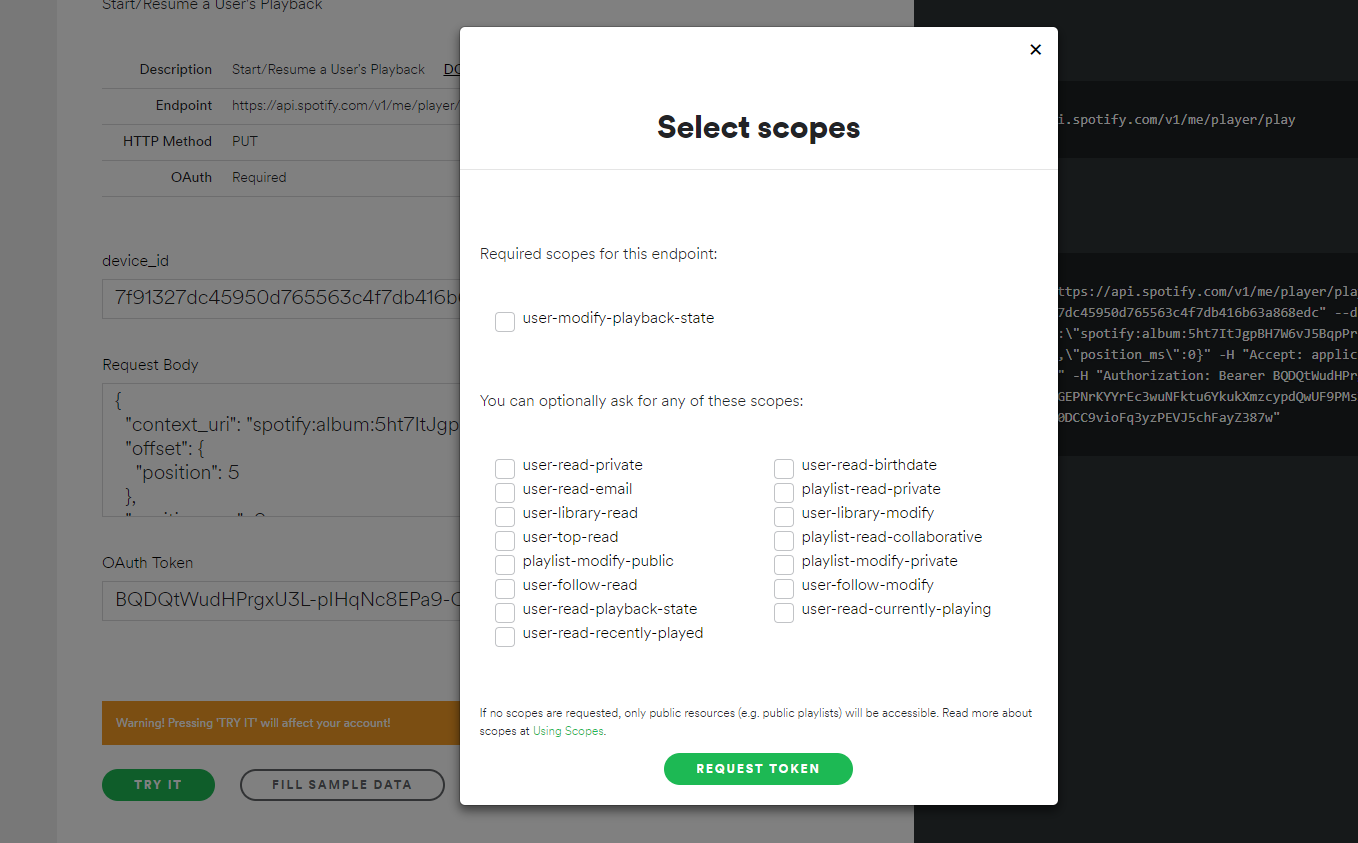 Spotify OAuth connection - Permissions missing · Issue #1283 · microsoft/botbuilder-dotnet · GitHub