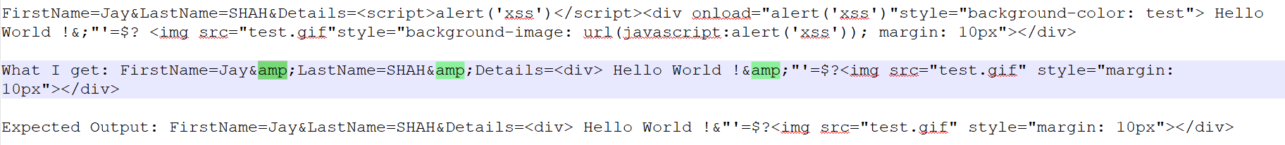 How to add exception to not escape & ? · Issue #247 · mganss/HtmlSanitizer · GitHub