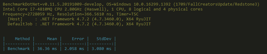 How to use MemoryDiagnoser properly? · Issue #1250 · dotnet/BenchmarkDotNet · GitHub