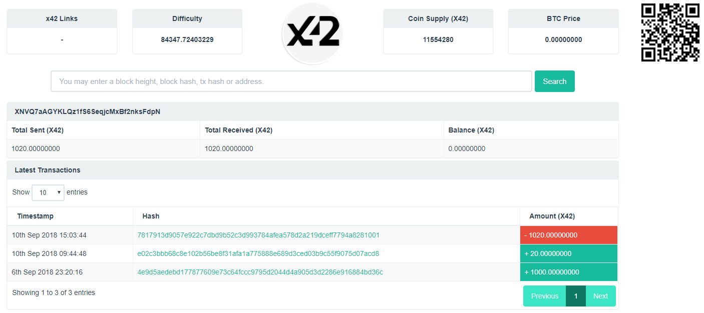Transactions splitting to a value of 127.5 · Issue #2 · x42protocol/X42-FullNode-UI · GitHub