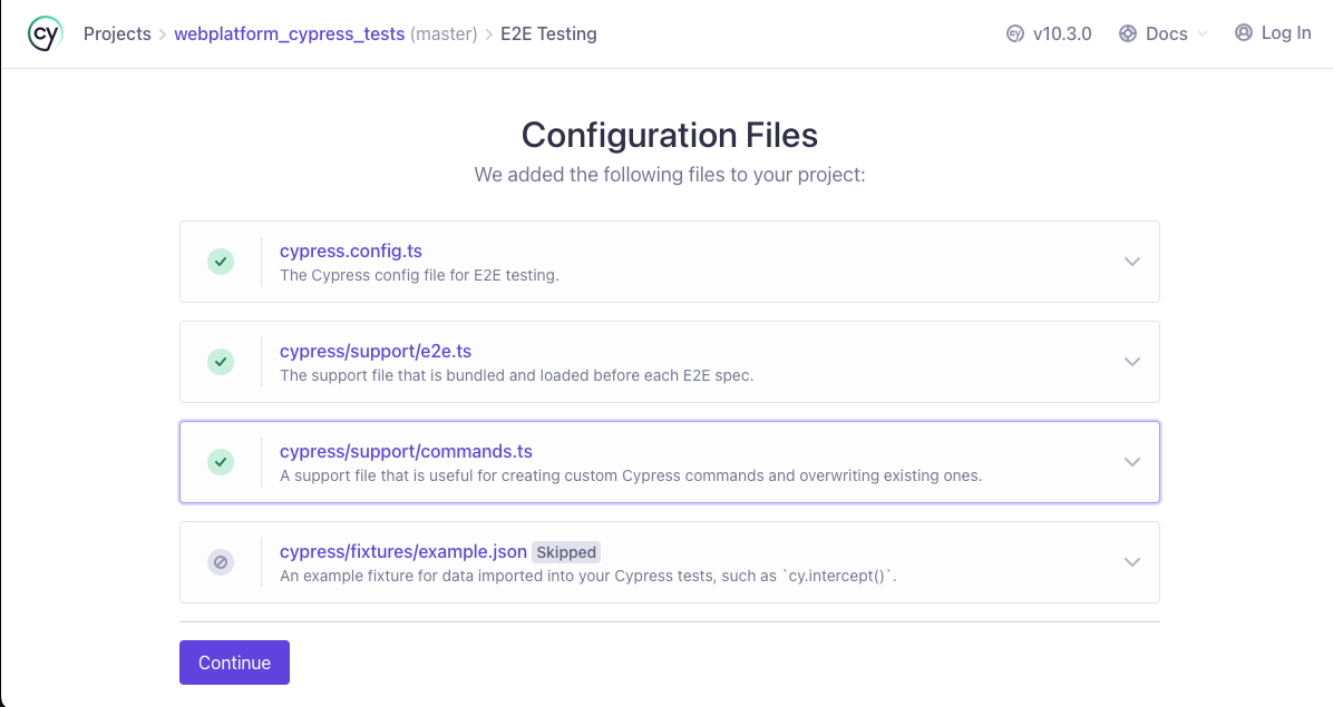 Cypress v9.5.1 to v10.3.0 migration wizard keeps looping on load your project/find browsers ...