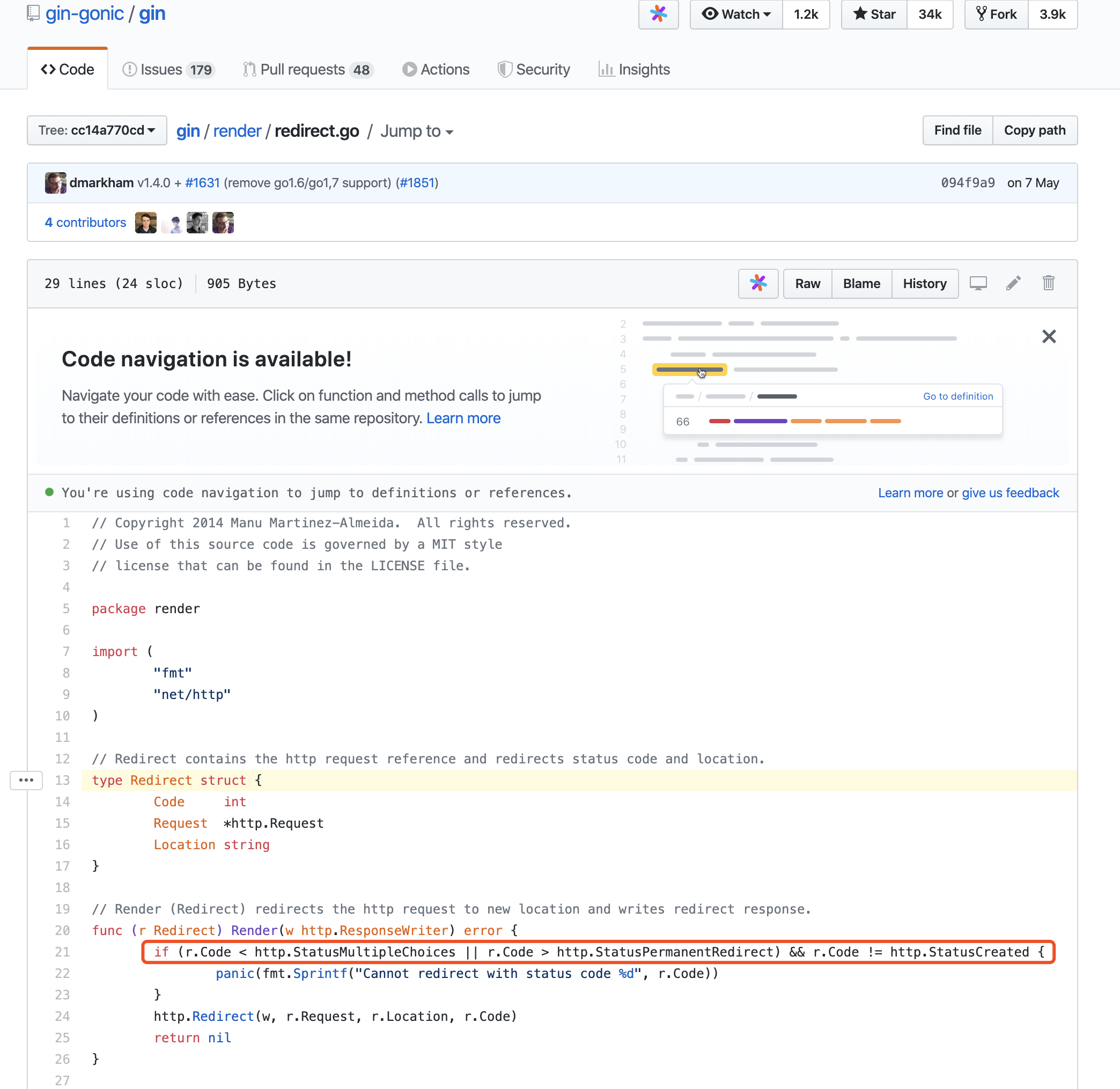 ghttp.Response.RedirectTo和RedirectBack的code限制为302，建议添加自定义跳转code（3xx） · Issue #444 · gogf/gf · GitHub