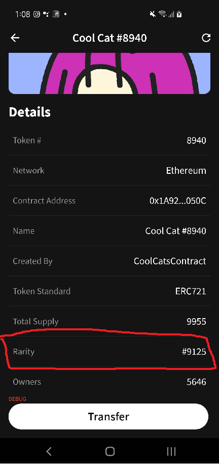 Display OpenSea NFT Rarity Data if available by justindg · Pull Request ...
