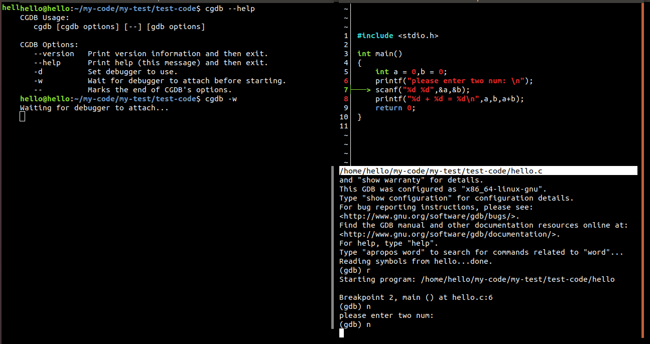 Ctrl - T doesn't seem to work (cgdb 0.7.0) · Issue #193 · cgdb/cgdb · GitHub