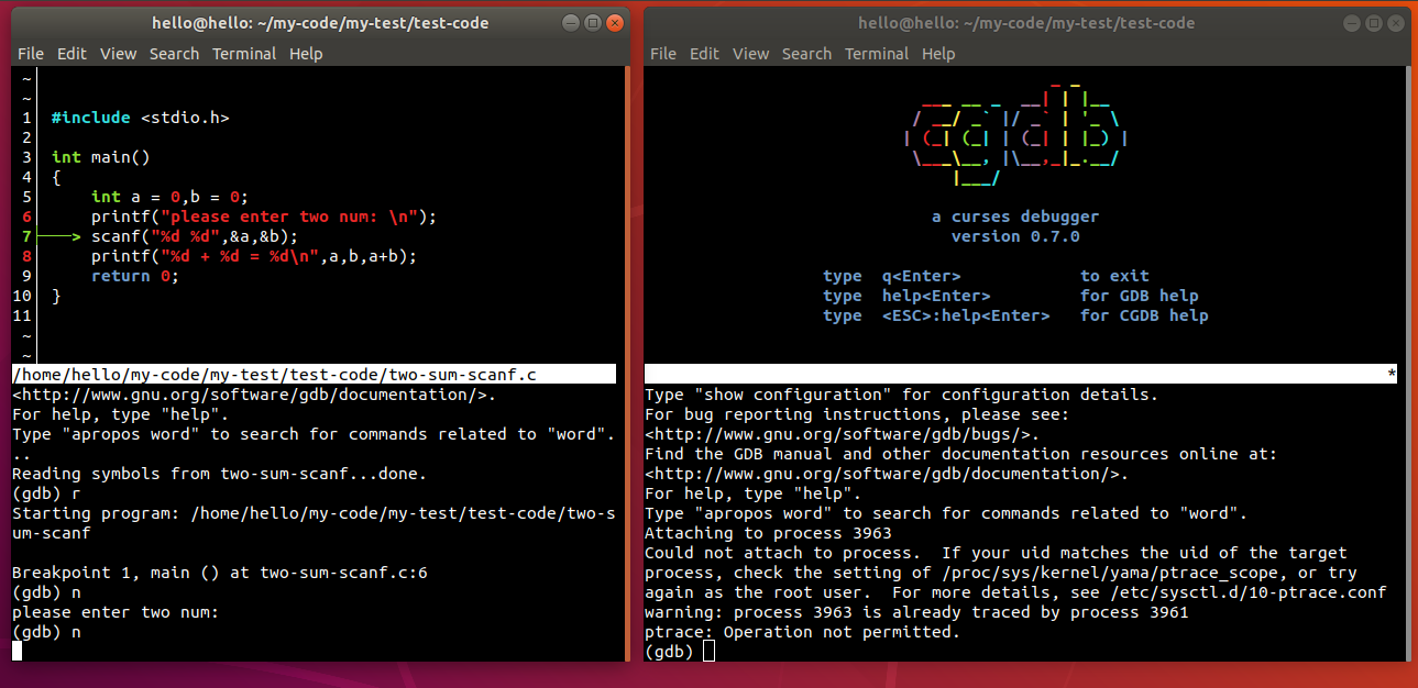 Ctrl - T doesn't seem to work (cgdb 0.7.0) · Issue #193 · cgdb/cgdb · GitHub