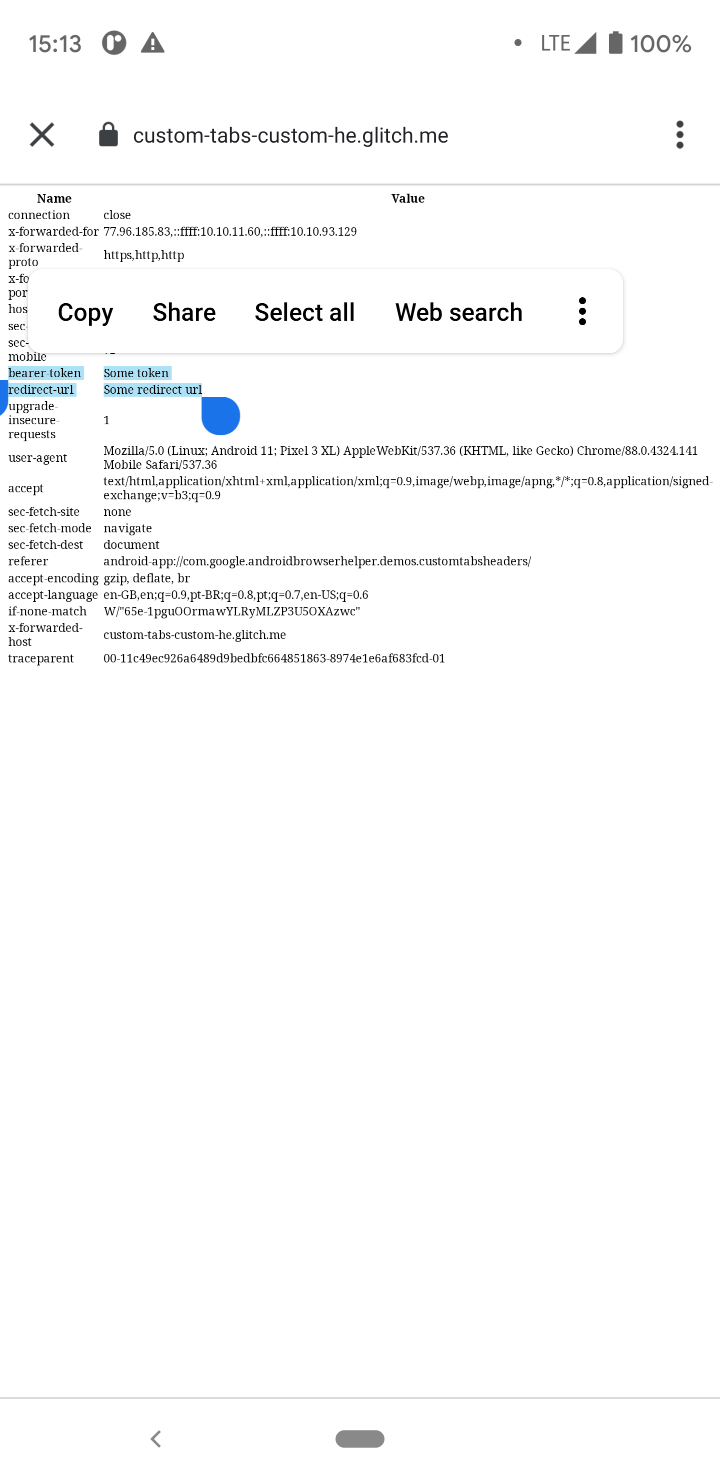 Custom-tabs-headers demo not sending unwhitelisted headers · Issue #198 · GoogleChrome/android ...