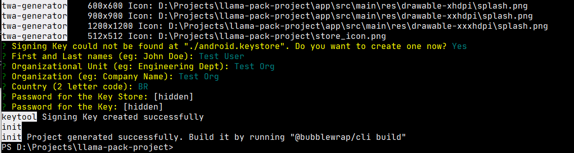 Add an option to generate the keystore · Issue #154 · GoogleChromeLabs/bubblewrap · GitHub