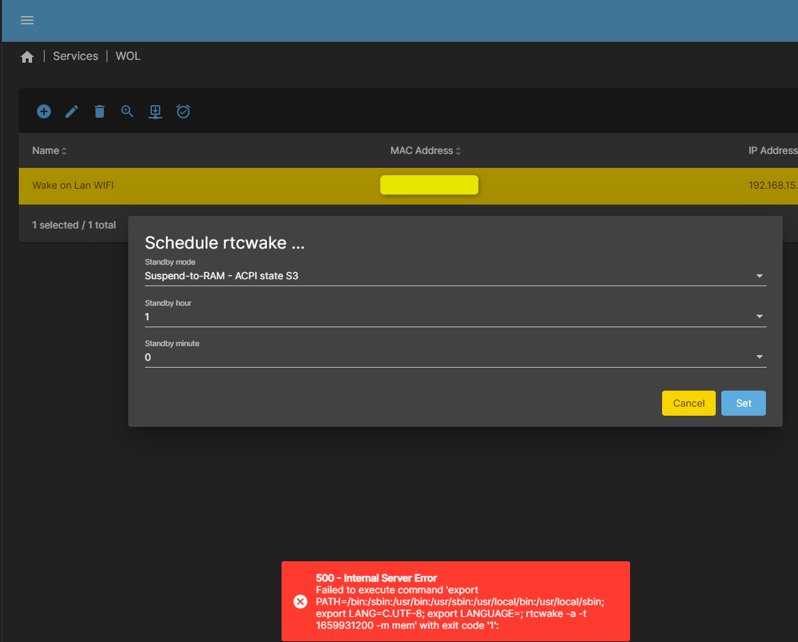 openmediavault-WOL - 500 - Internal Server Error · Issue #6 ...