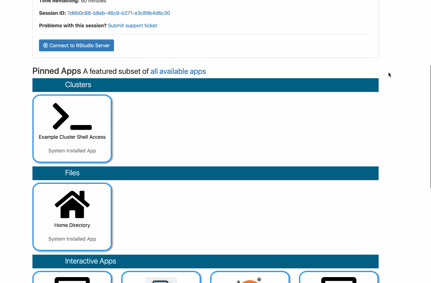 Preset Pinned Apps - Optional Redirect to Dashboard · Issue #2549 · OSC/ondemand · GitHub