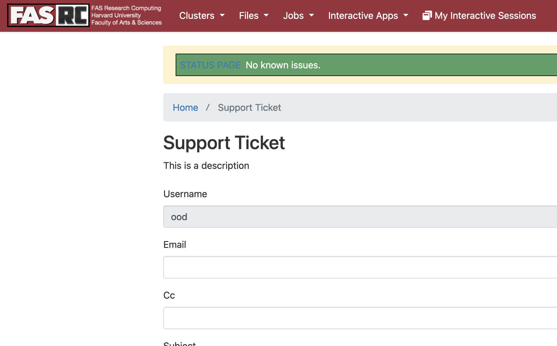 Supportticket Emailfrom And Description Dont Seem To Do Anything