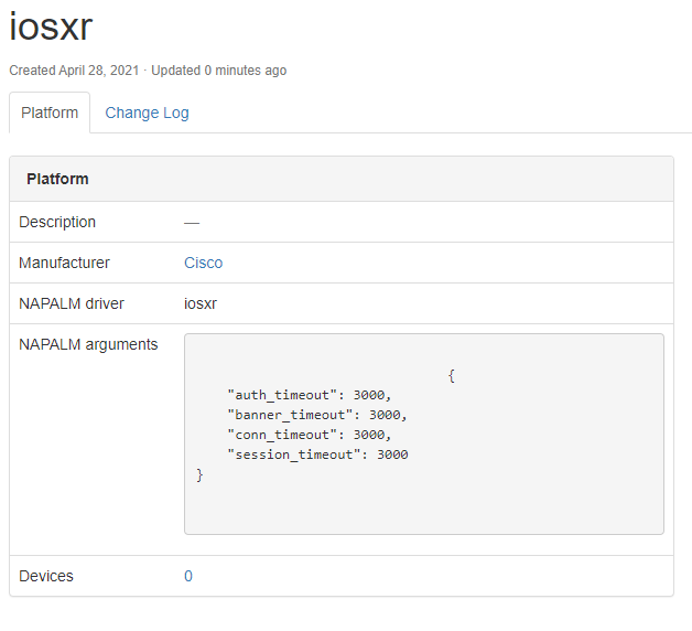 "Related Field got invalid lookup: address" error during device ...