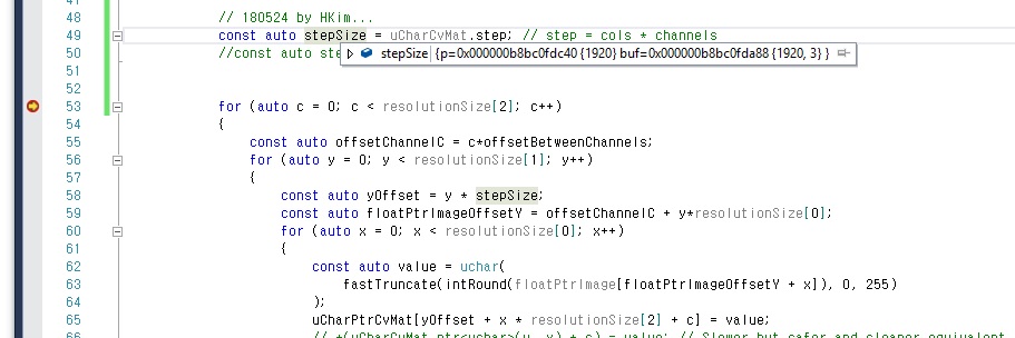 stepSize in floatPtrToUCharCvMat(..) · Issue #611 · CMU-Perceptual-Computing-Lab/openpose · GitHub