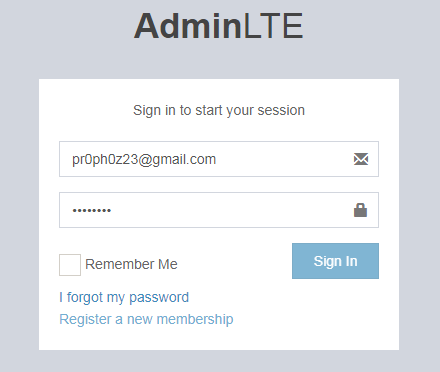 Login Stuck · Issue #294 · mdbootstrap/adminlte-laravel · GitHub