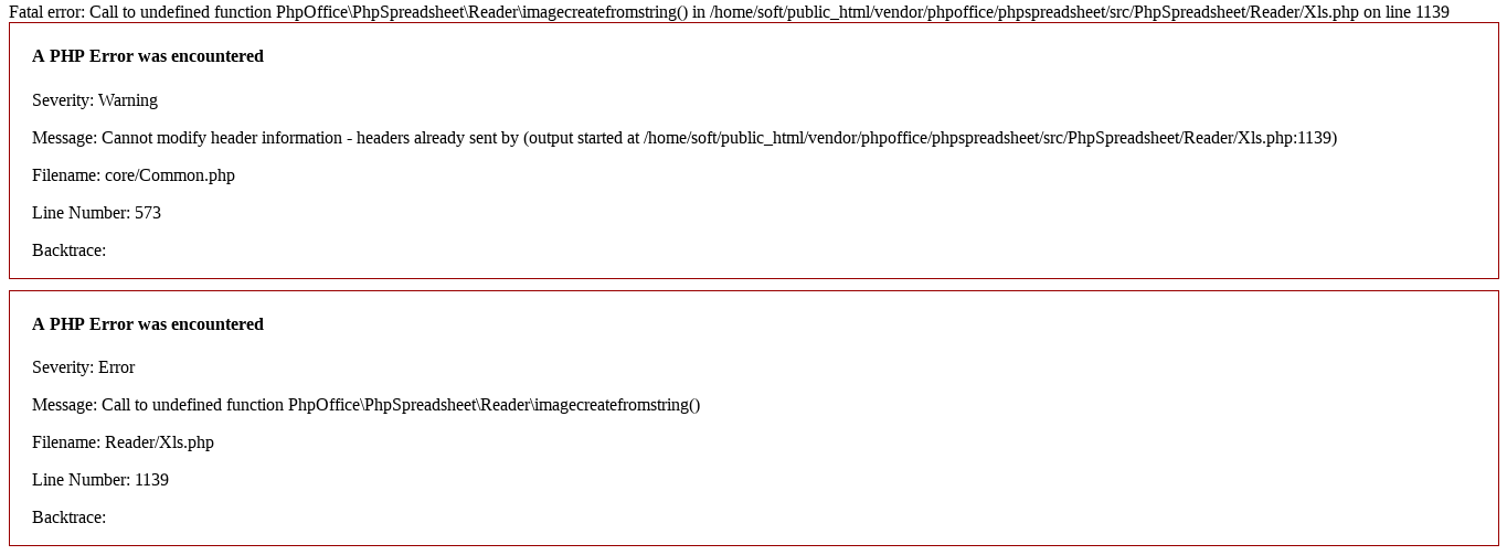 Headers Already Sent · Issue #567 · PHPOffice/PhpSpreadsheet · GitHub