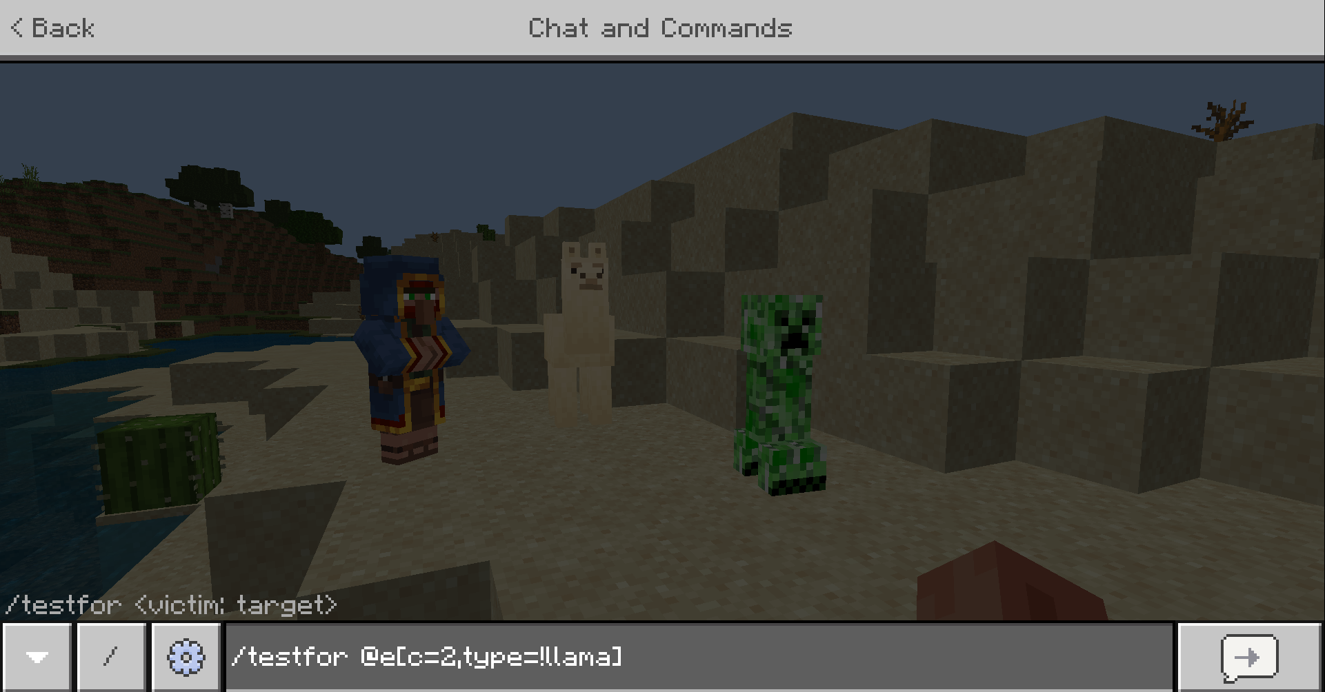 No targets matched selector · Issue #2 · wode490390/VanillaCommands · GitHub