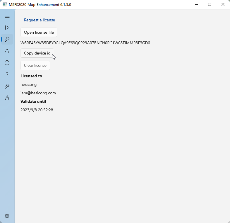 Paid for Licence of Pro version did not receive email · Issue #242 · derekhe/msfs2020-map ...