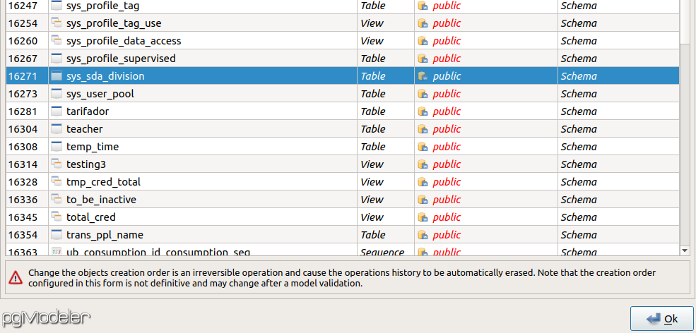 Validation error due to table being created below view requiring it · Issue #1253 · pgmodeler ...