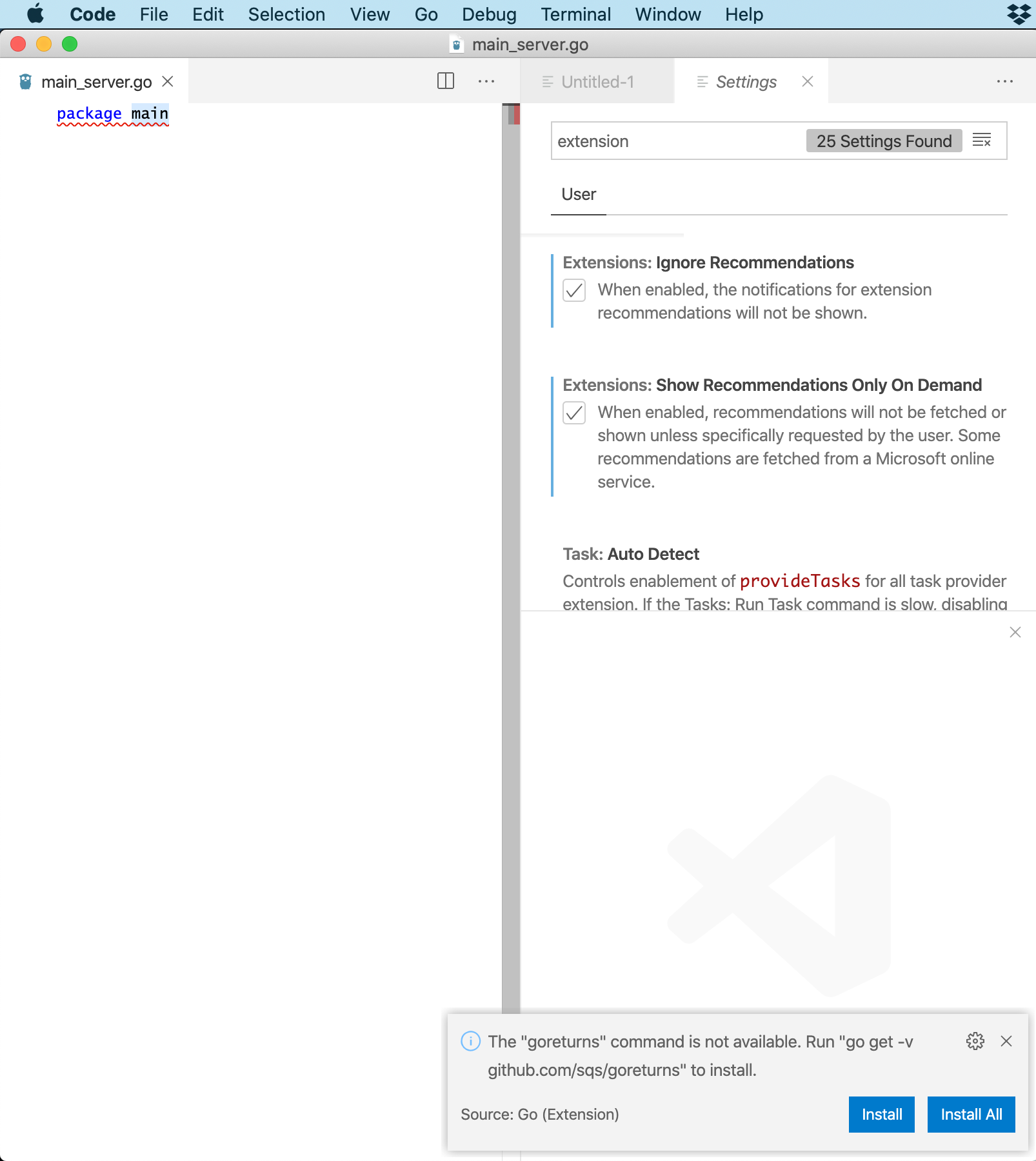 ignoreRecommendations setting not working · Issue #89875 · microsoft ...