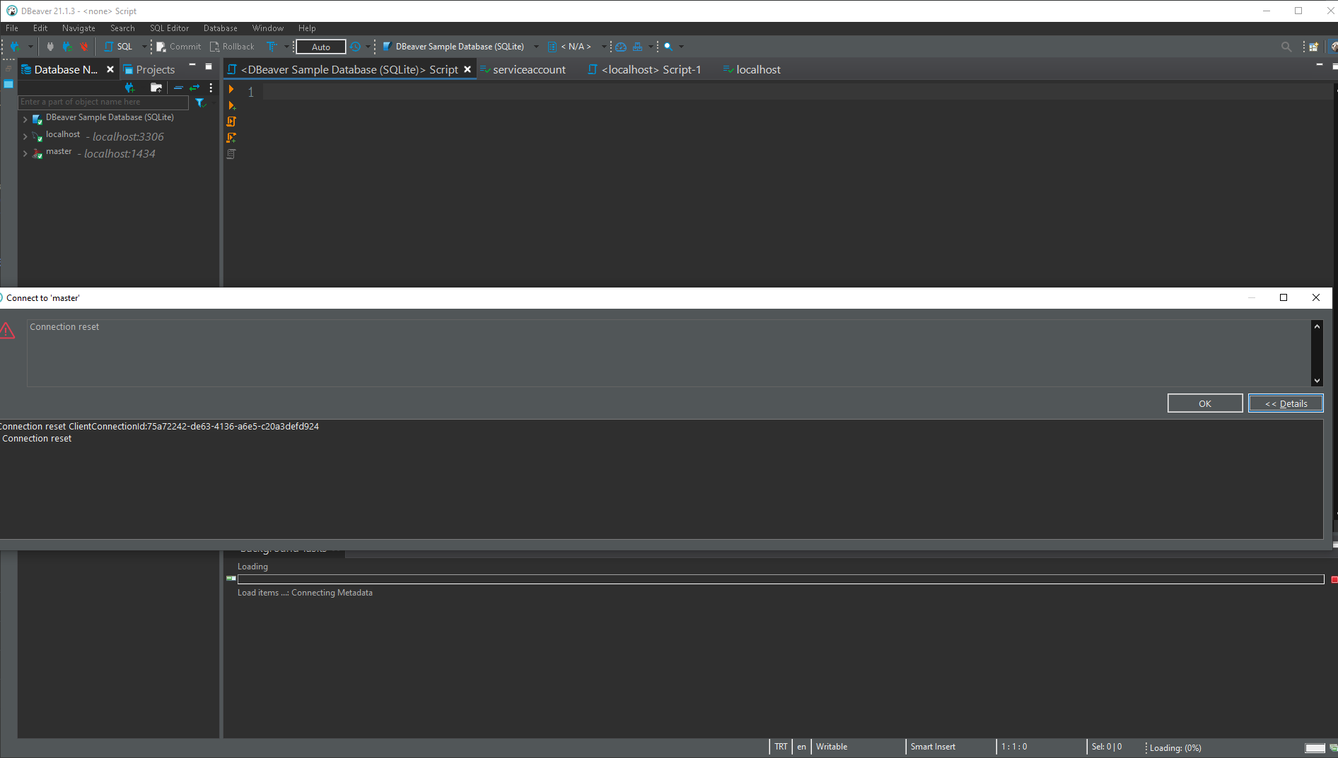 No connection to 1434 port · Issue #13312 · dbeaver/dbeaver · GitHub