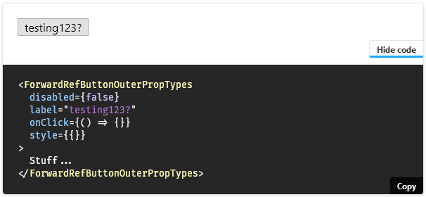 ForwardRef source code problem when using Args · Issue #13232 · storybookjs/storybook · GitHub