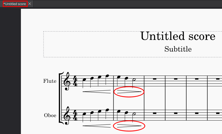 Inseriting measure(s) in a part not move hairpins on score · Issue #19373 · musescore/MuseScore ...