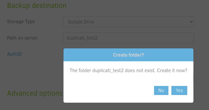 Google Drive Path - Failed to connect · Issue #4271 · duplicati/duplicati · GitHub