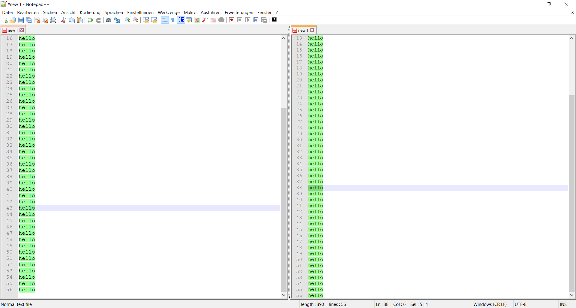 highlighting misses some words on duplicated view · Issue #4261 · notepad-plus-plus/notepad-plus ...