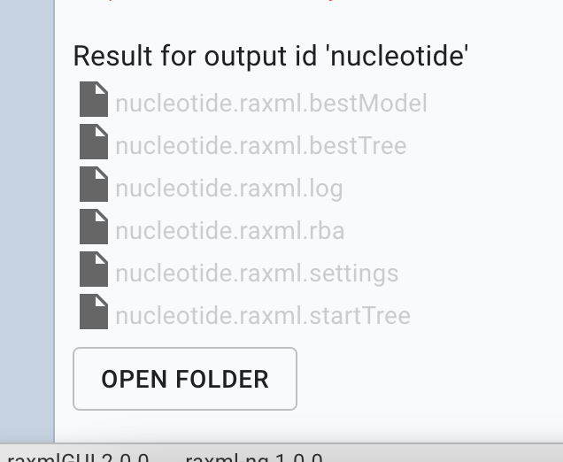 In light mode, text color of the result files list is too bright ...
