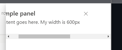 [Bug][Panel]: Wide content breaks sticky nav and header. · Issue #24502 · microsoft/fluentui ...