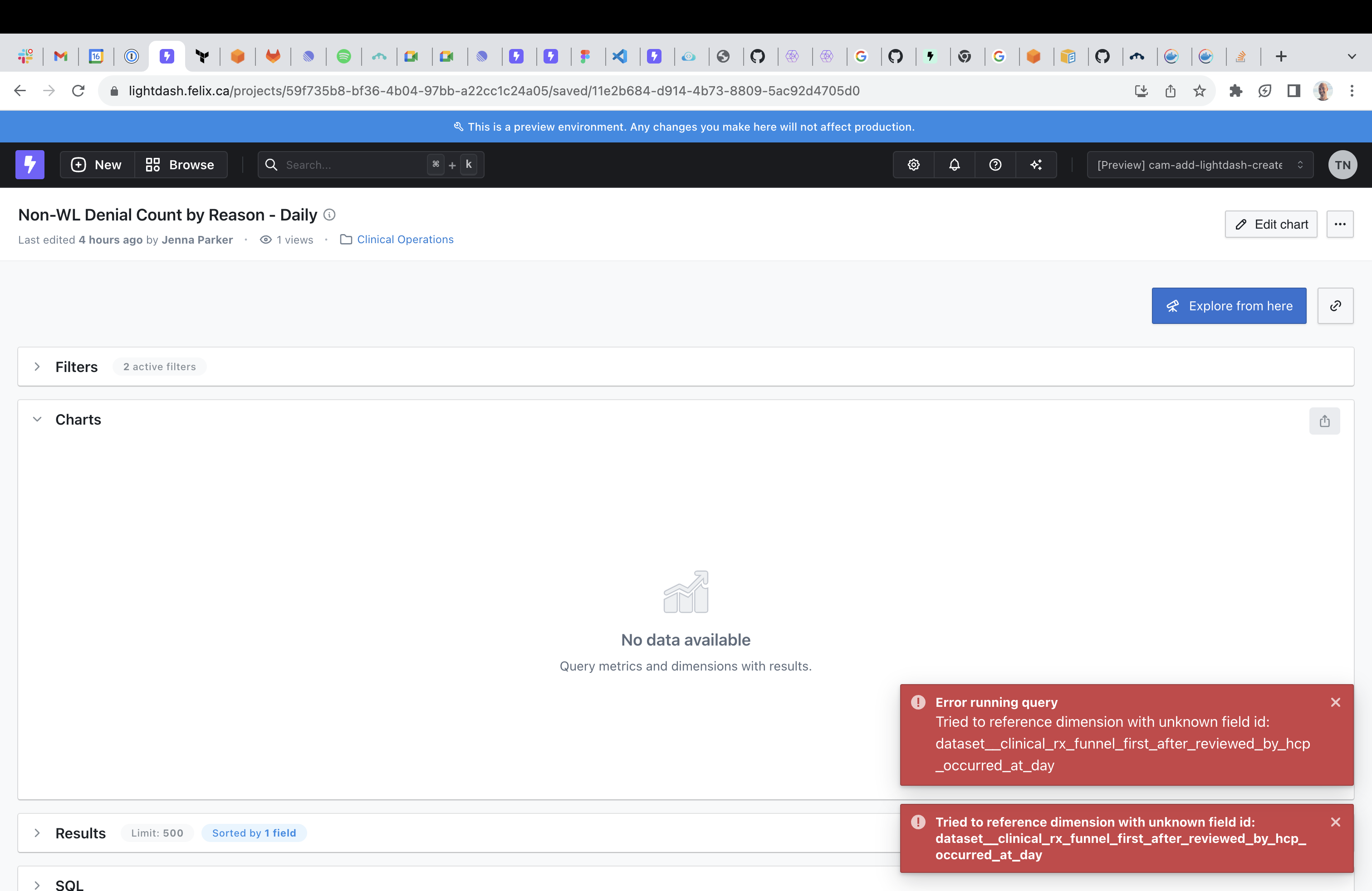 Every Dimension in a Preview Becomes Text, Causing Validation Errors · Issue #6791 · lightdash ...