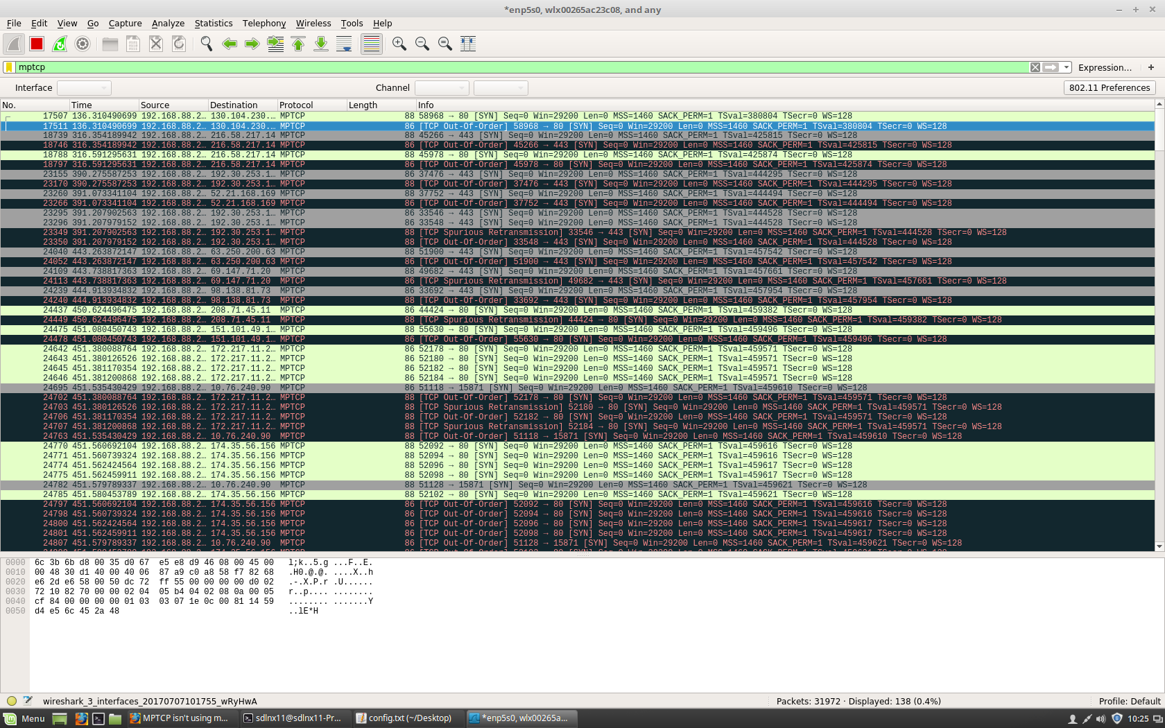 Mptcp Isnt Using Multiple Connections · Issue 187 · Multipath Tcpmptcp · Github