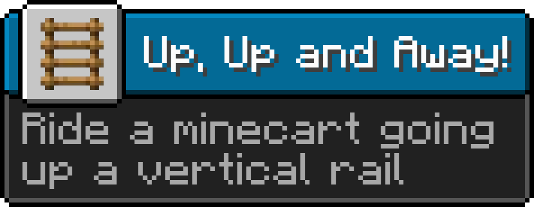 Vertical Rails - Minecraft Data Pack