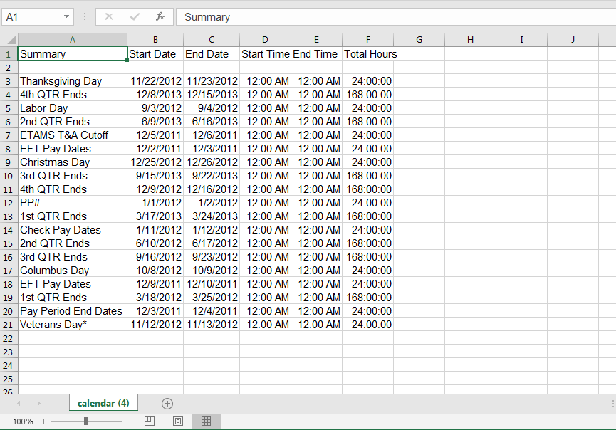 GitHub - kolet/ICS2CSV: node js script that turn a ICS calander to csv