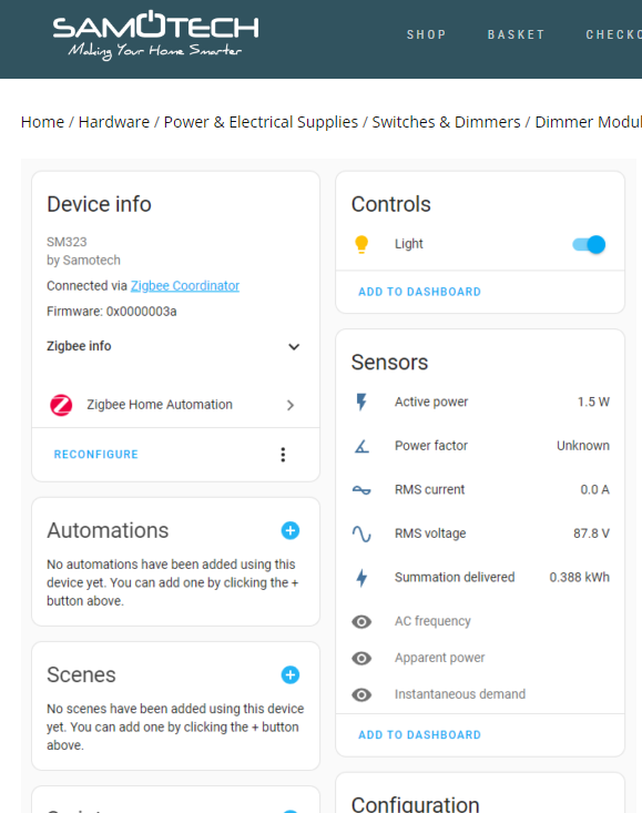 Samotech SM323 v2 needs power metering · Issue #19599 · Koenkk ...