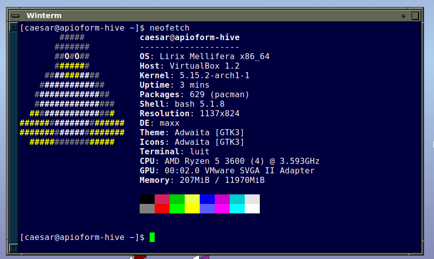 New Distribution Request: Lirix · Issue #1962 · dylanaraps/neofetch ...
