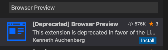 Browser Preview extension have problem that endless create new tab, but core project no this ...