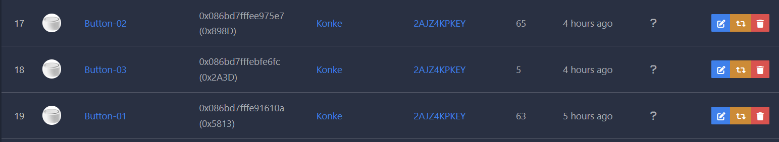 [Bug]: Question-mark battery icon for Konke button device with battery reported · Issue #1576 ...